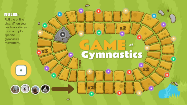 Gymnastics Board Game | Genially