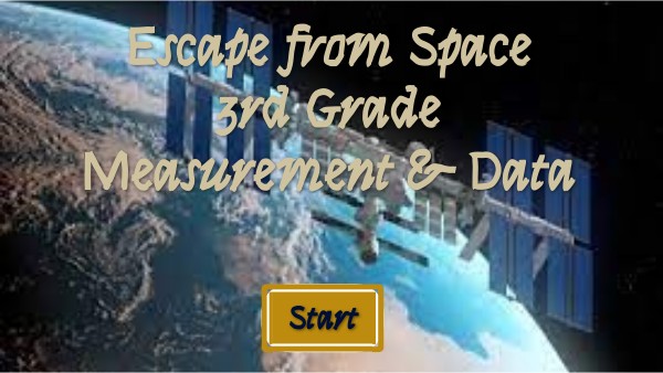 Grade 3 Measurement and Data Escape from Space Game | Genially