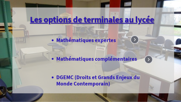 Options terminales à Boissy | Genially