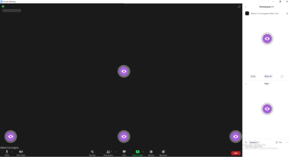 Zoom Call Environment Interactive Image
