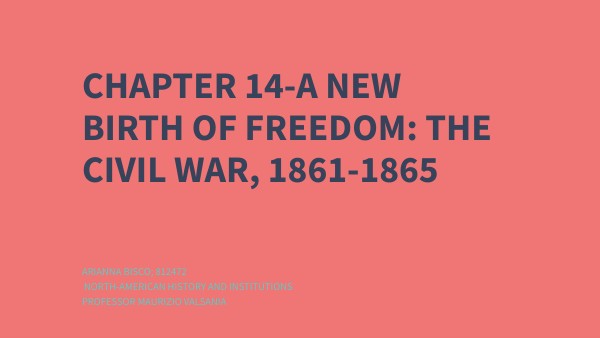 Chapter 14 Civil War Arianna Bisco | Genially