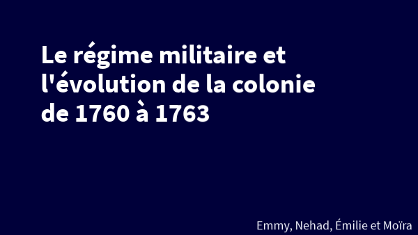 Régime militaire