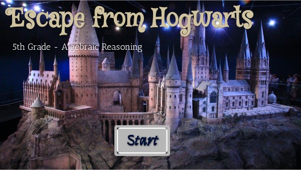 Gr 5 Escape Hogwarts AR | Genially
