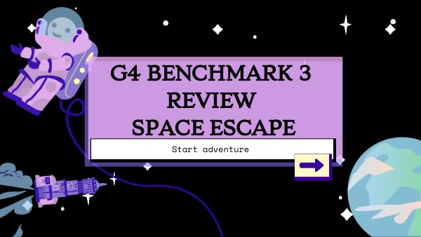 G4_Benchmark 3 Review Escape Room | Genially