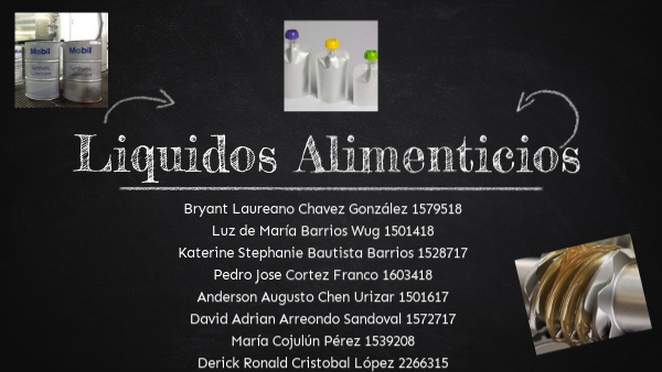 Líquidos Alimenticios