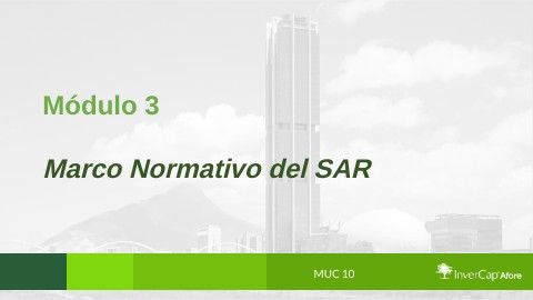 Inducción Martes FAP Marco normativo del SAR