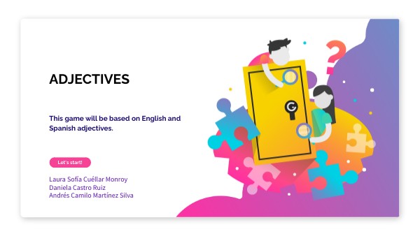 ADJECTIVES | Genially