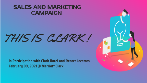 SALES AND MARKETING CAMPAIGN FOR CLARK