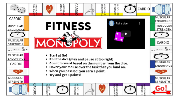 FITNESS MONOPOLY KMCLARNON | Genially