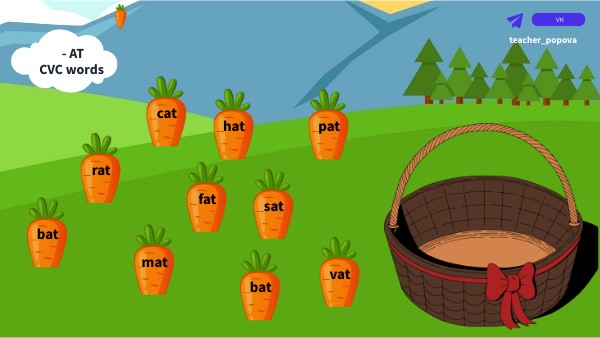 CVC short a (7 types) | Genially