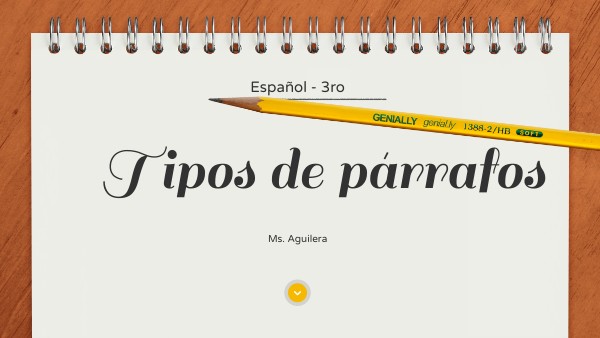 Tipos de párrafos - 3ro | Genially