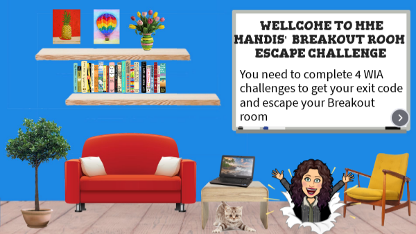 WIA BREAKOUT ROOM ESCAPE CHALLENGE