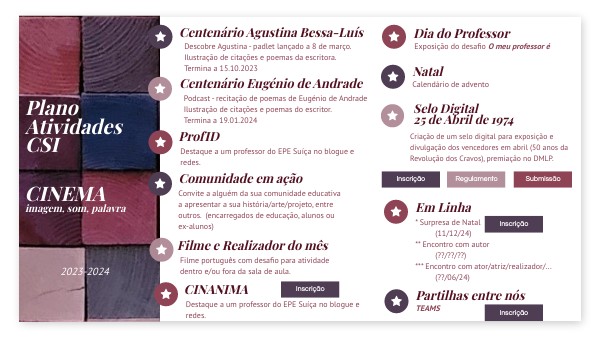 Resumo Plano CSI 2023/2024 | Genially