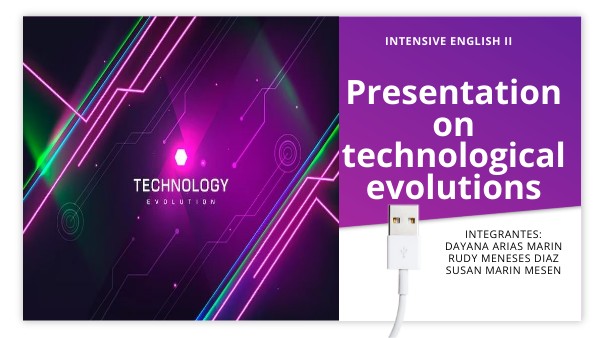 Presentation on technological evolutions