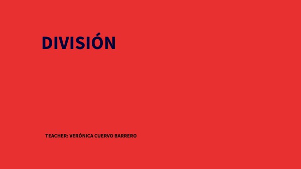 DIVISIÓN CUARTO