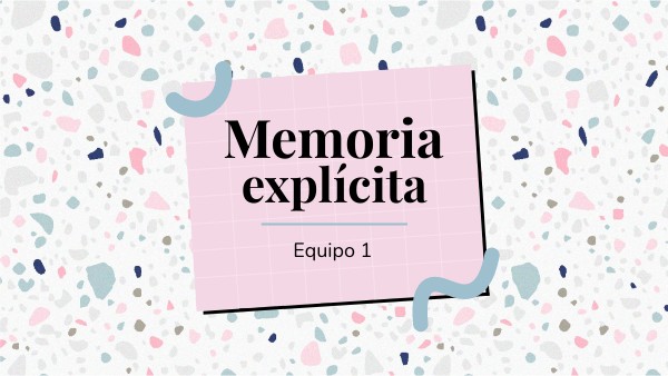 Memoria explícita