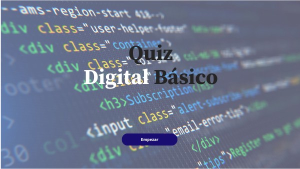 Quiz digital básico