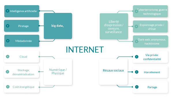 carte mentale SNT Internet | Genially