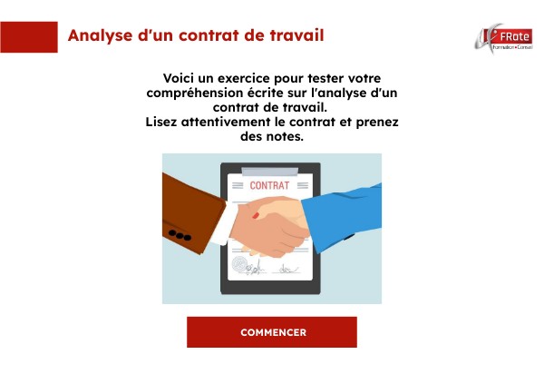 Contrat de travail | Genially