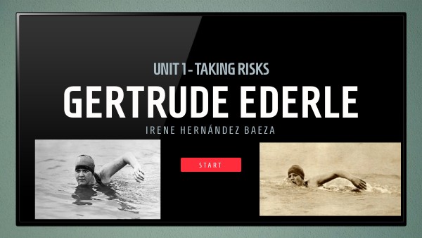 Gertrude Ederle Risk Taker | Genially