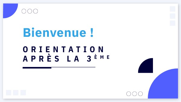 Orientation 3ème