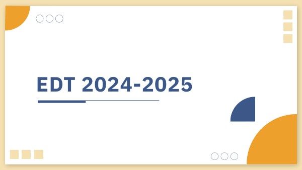 EDT 2024-2025