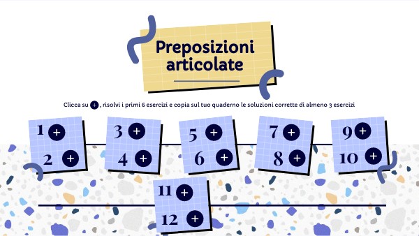 Preposizioni articolate 2F 23_24 | Genially