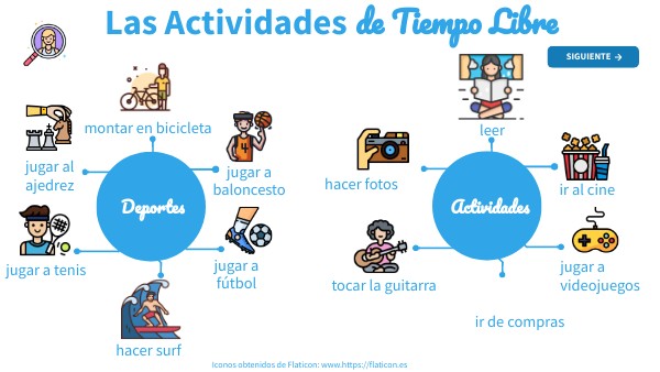 Las actividades de tiempo libre