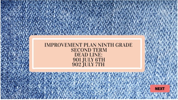 NINTH GRADE 2T | Genially