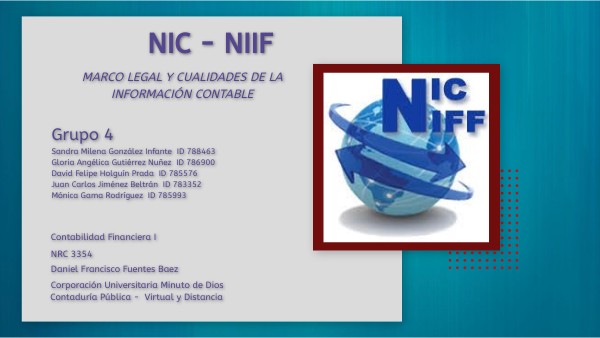 PRESENTACIÓN NIC-NIIF