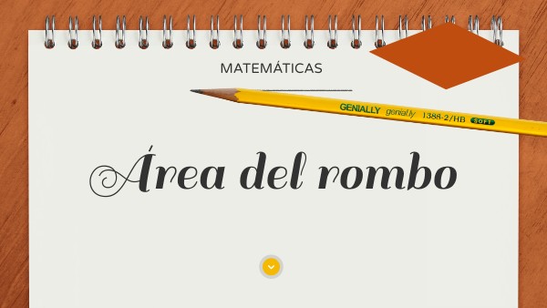 Área del rombo