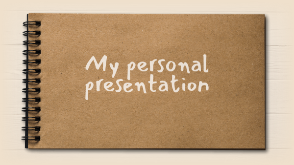 My personal presentation