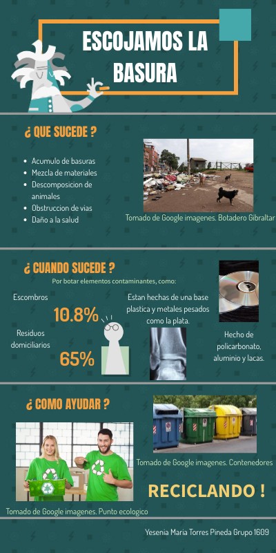 ESCOJAMOS LA BASURA | Genially