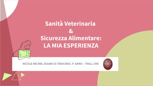 TIROCINIO 1° ANNO