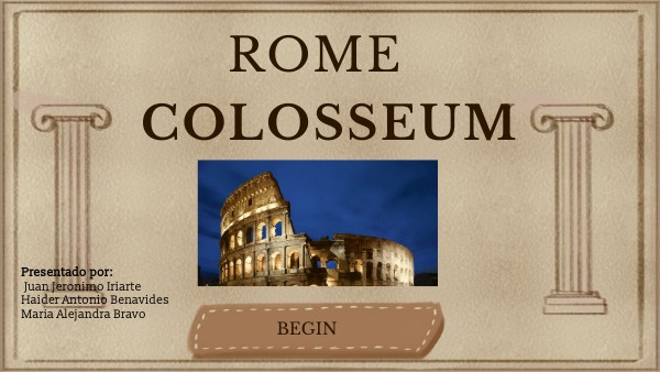 ROME COLOSSEUM | Genially