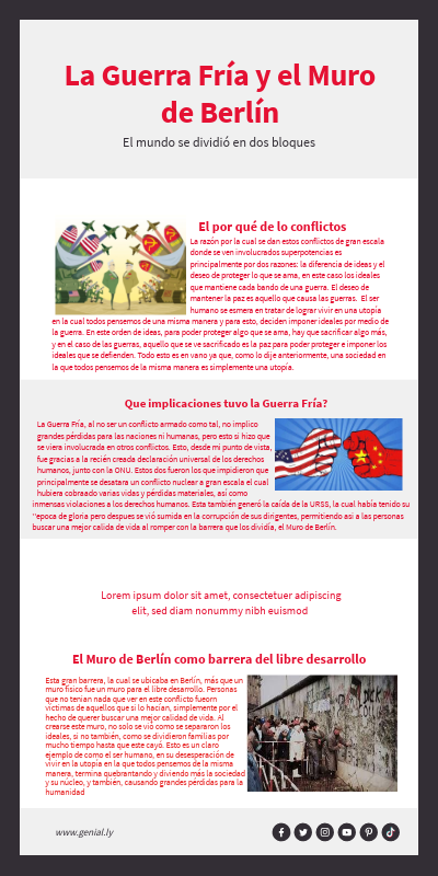 Guerra Fría y Muro de Berlín