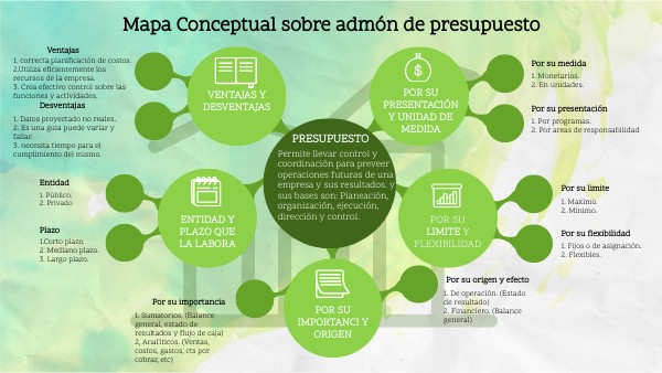 Mapa Conceptual admon presu | Genially