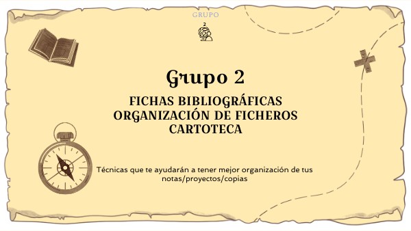 Fichas, fichero y cartoteca | Genially