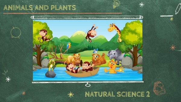 INFO HORIZONTAL PIZARRA LIVING THINGS | Genially