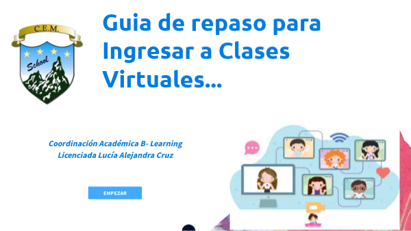 GUIA PARA INGRESAR A CLASE VIRTUAL