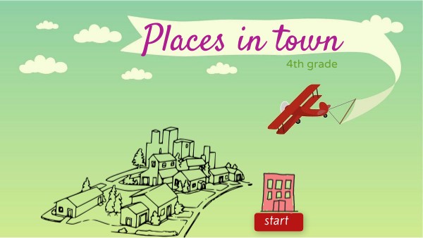 PLACES IN TOWN (DIRECTIONS) | Genially