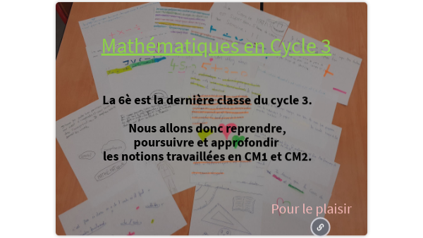 Mathématiques | Genially