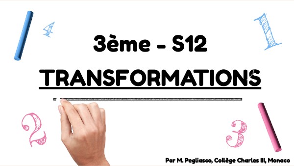 3ème - S12 - Transformations | Genially