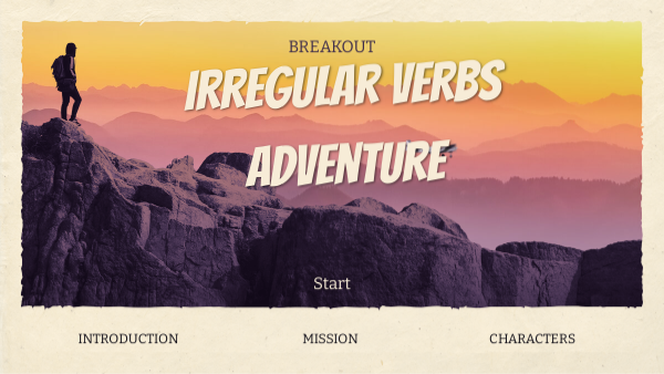 Irregular Verbs Game A-D | Genially