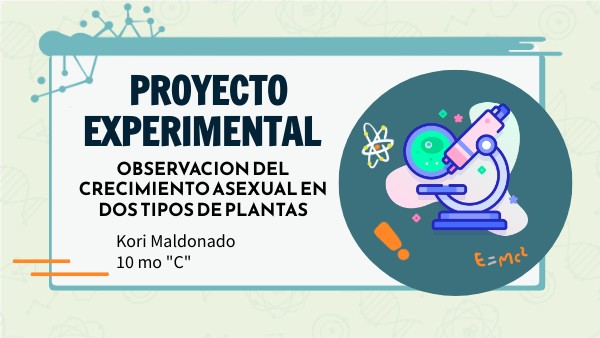 PROYECTO EXPERIMENTAL | Genially