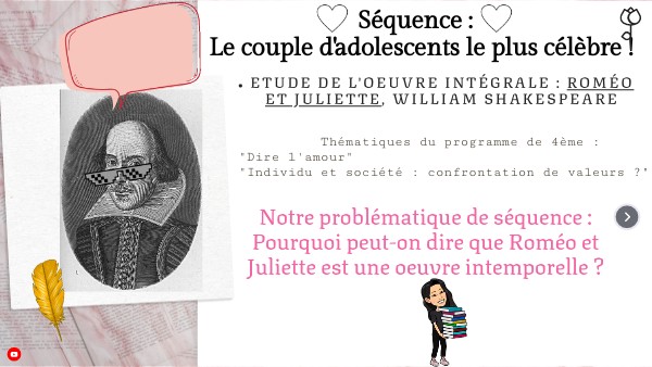 4ème Séquence R&J de Mme Schneitter | Genially