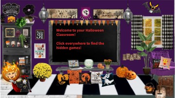 Halloween Virtual Room