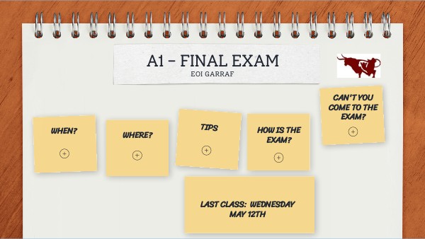 A1 - Final Exam | Genially