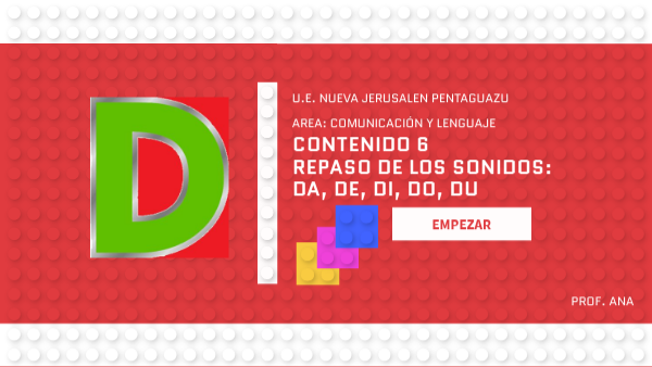 SONIDOS DA, DE, DI,DO,DU | Genially