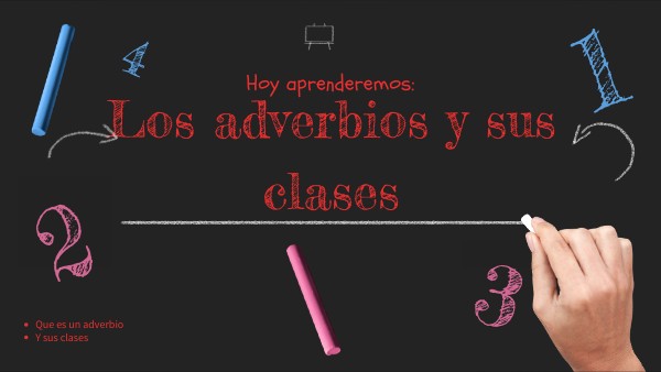 Adverbios y sus clases | Genially